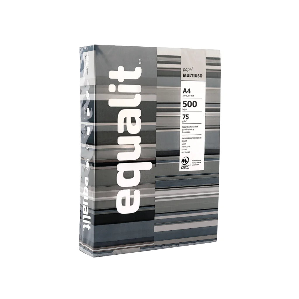 RESMA TAMAÑO A4 EQUALIT - Libreria Yanulaque